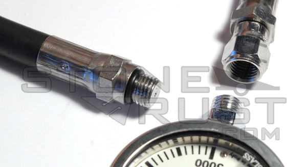 24" High Pressure Rubber SPG Hose – Stone Rust